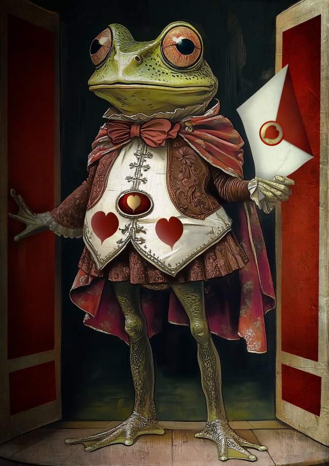The Frog Footman - Alice in Wonderland. – Imaginarium Books